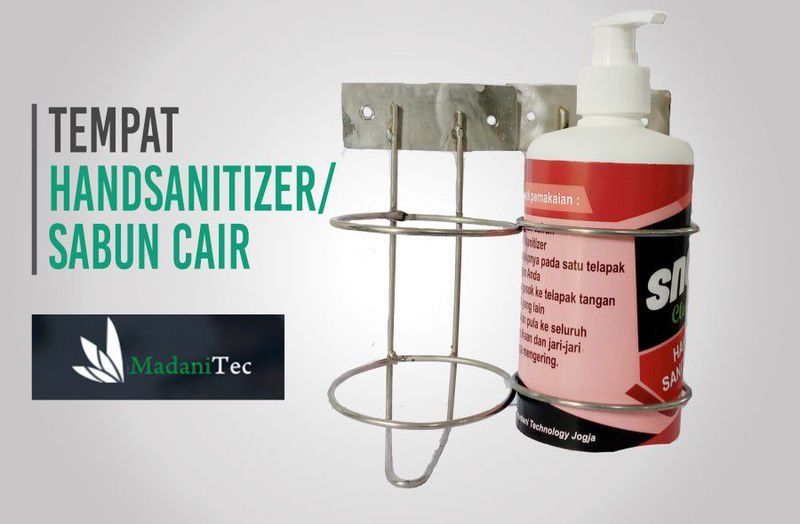 bracket hand sanitizer + botolnya