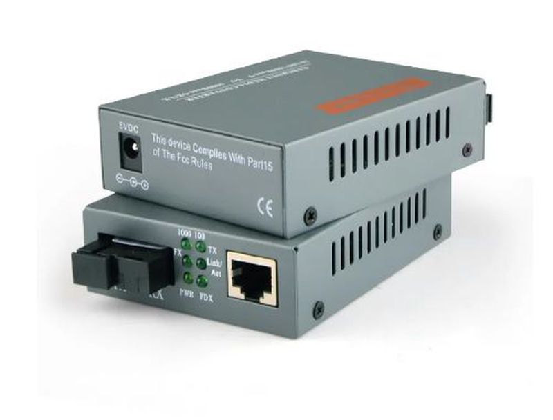 Networking Converter FO to LAN Netlink GS-03 + Instalasi - FNR 0061