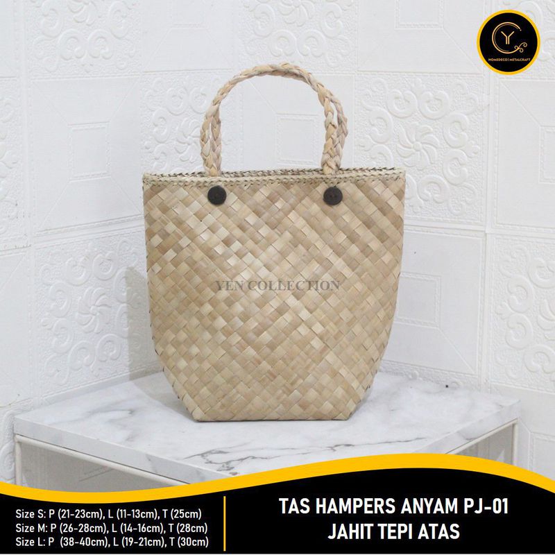 TAS HAMPERS ANYAM - TAS PANDAN ANYAM - TAS ANYAMAN - TAS DECOUPAGE - P ...