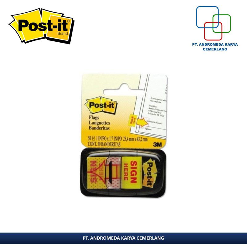 Post It Sign Here 3M