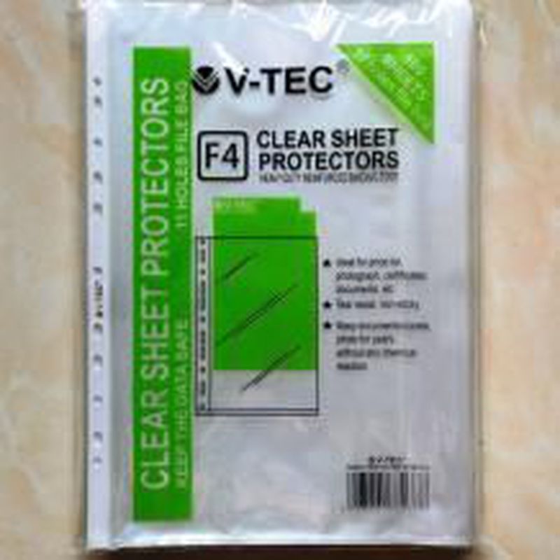 Clear Sheet Protector (100 Sheet)