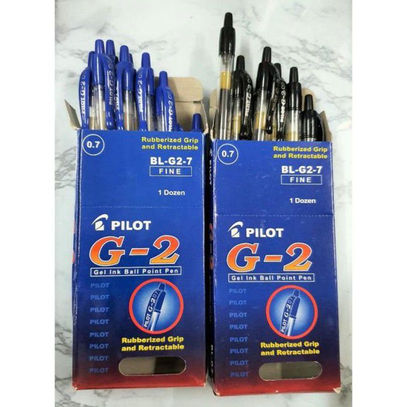 Pulpen Pilot G-2 0,7mm - Hitam