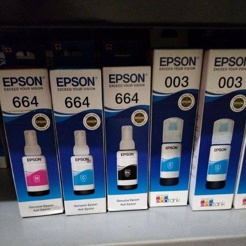Tinta Epson Cyan, Magenta, Black, Yellow