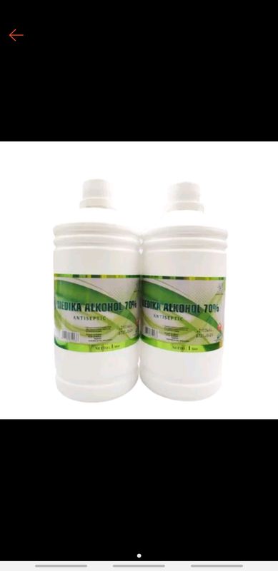 Alkohol antiseptic 70% Packing 1 Liter