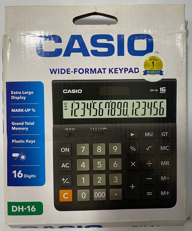 Kalkulator Casio DH-16 (16 Digit)