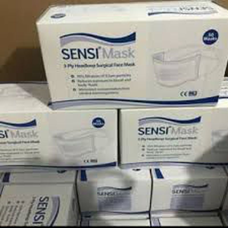 SENSI SURGICAL MASKER FACE MASK 3 PLY