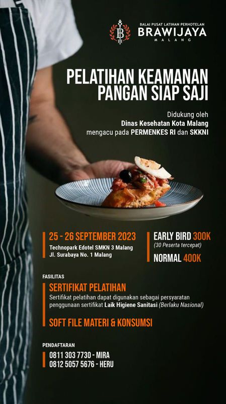 PELATIHAN KEAMANAN PANGAN SIAP SAJI