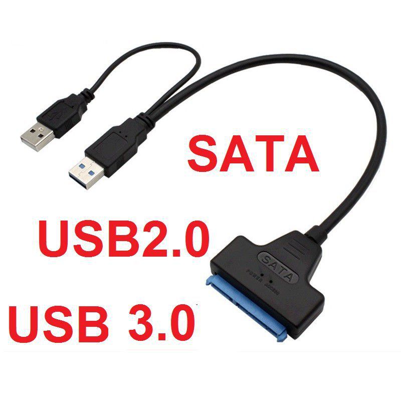Kabel Sata to USB 2.0 3.0 Konektor Adapater Sata to USB Konverter - USB ...