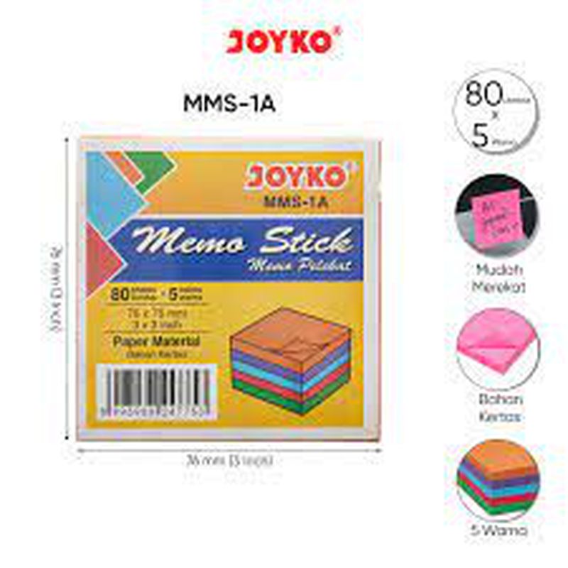 Memo Stick Joyko MMS-1 5 Color - KJ0017ATK