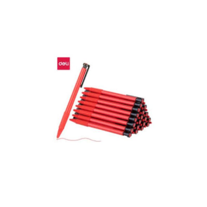 DELI - 6546S Ballpoint Red