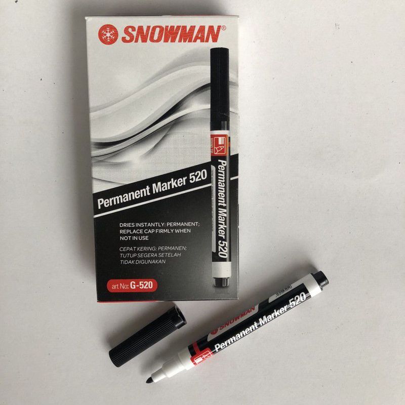 Snowman Spidol Permanent Marker G-520