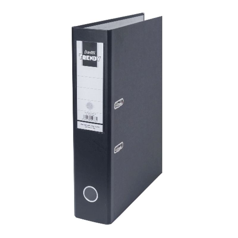 Bantex Lever Arch File Ordner Trendy Folio 7cm Black 1446 10
