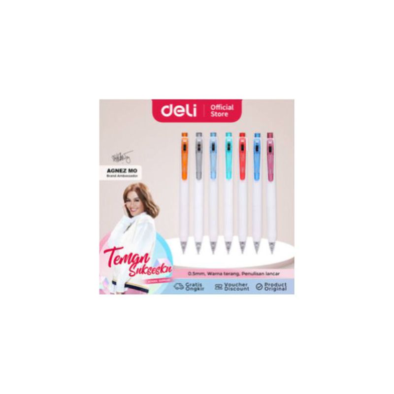 DELI - EG22-BK Gel Pen Agnes Black