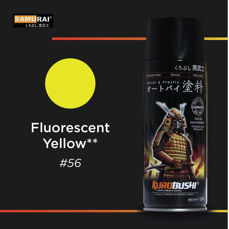 Cat Semprot Kaleng Warna Kuning Samurai