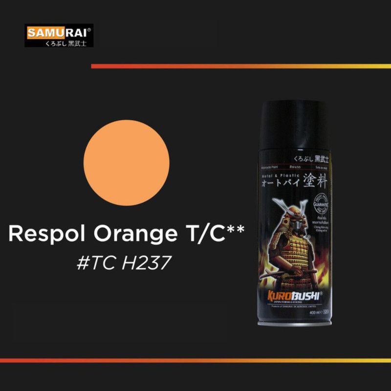 Cat Semprot Kaleng Warna Orange Samurai