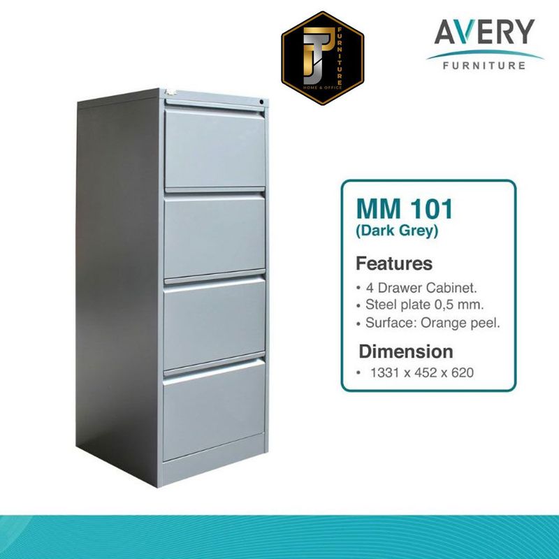 MM 101 - Lemari Arsip Kantor Besi / Filing Cabinet / Steel Cabinet