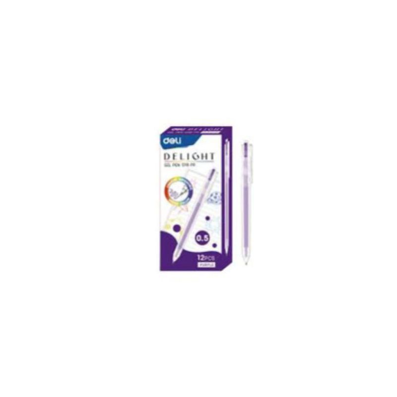 DELI - EG118-PR Gel Pen Purple