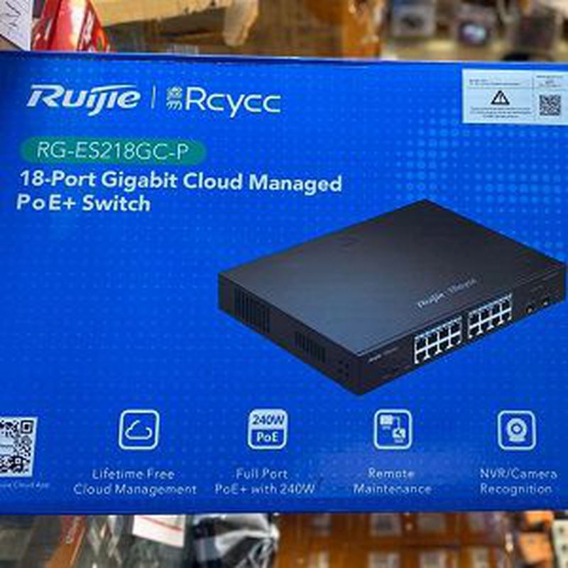 Ruijie Reyee RG-ES218GC-P 16 Ports PoE Cloud Managed Switch