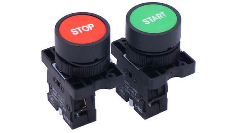 Push Button On Off - On