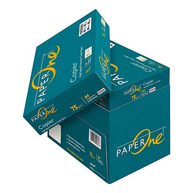 (1 Box = 5 Rim) Paper one copier A4 75 gsm / HVS Paper one 75 gr ...