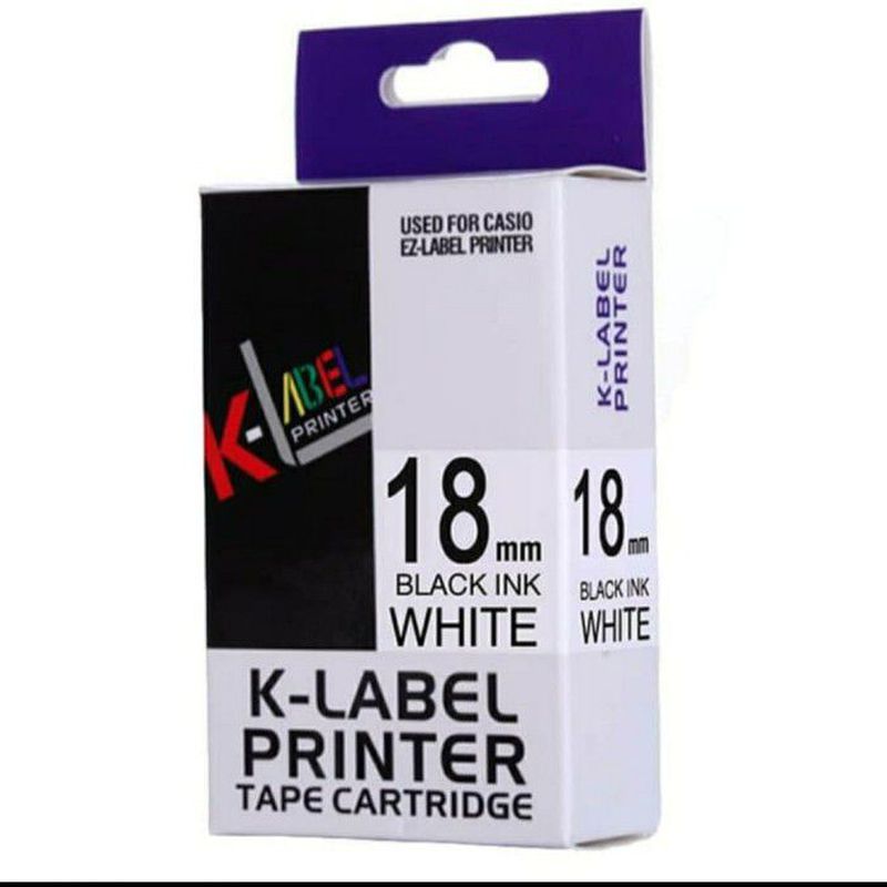 LABEL PRINTER TAPE CARTRIDGE 18MM