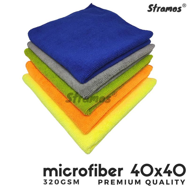 Lap Microfiber/ Warna Biru, Hijau
