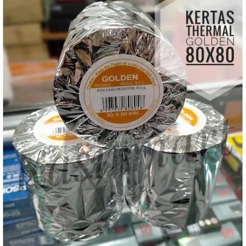 Golden Kertas Thermal / Thermal Paper Roll 80 x 80 mm