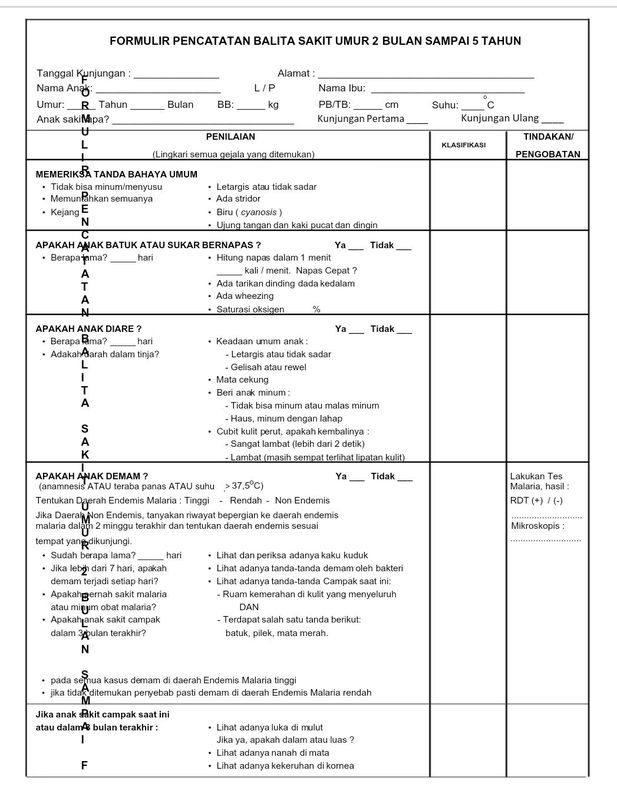 MTBM / MTBS 2 (1 lembar BB+ 1lembar biasa) - MTBS