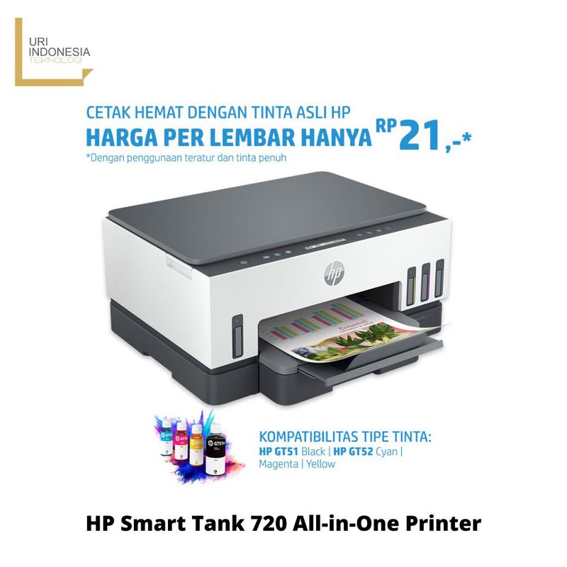Printer HP Smart Tank 720 All-in-One Printer