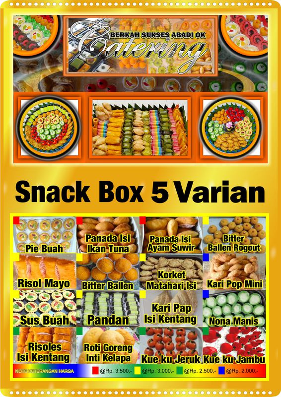 KUE BOX 5 Varian - Rasa Buah - Multicolor