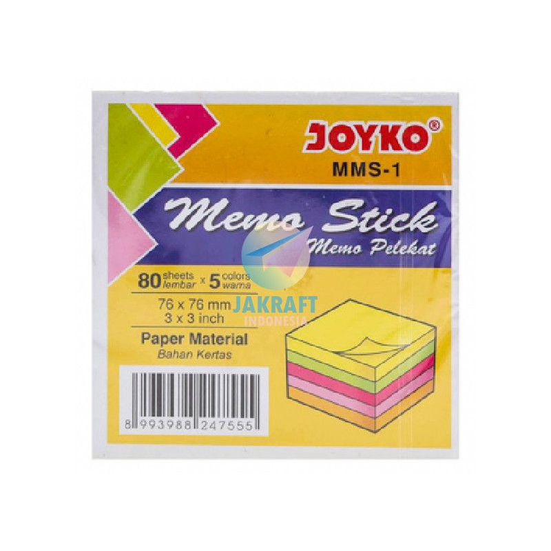 Sticky Notes/Memo Stick/Kertas Tempel MMS 1 - Joyko