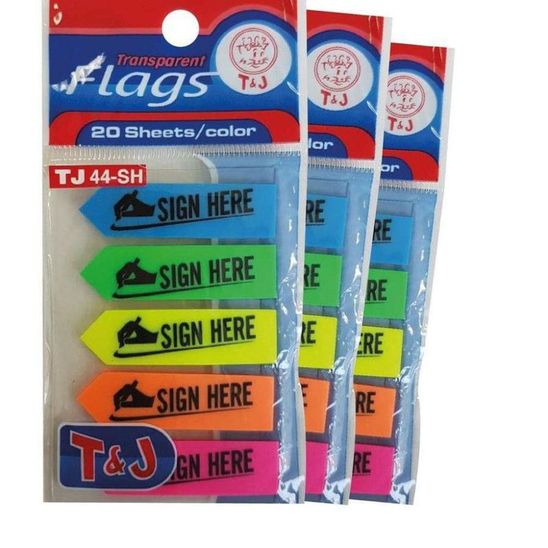 Post It Sign Here T&J