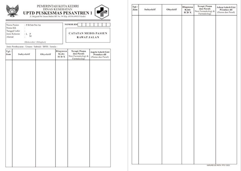 FORM REKAM MEDIS