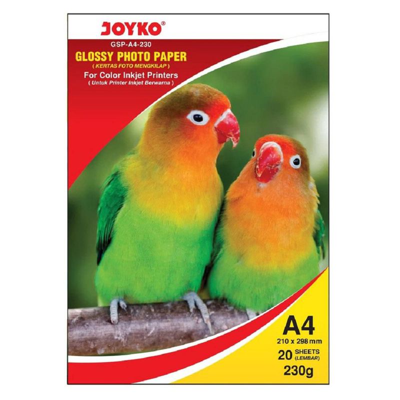 JOYKO Glossy Paper Photo GSP-A4-230 @20 Pcs