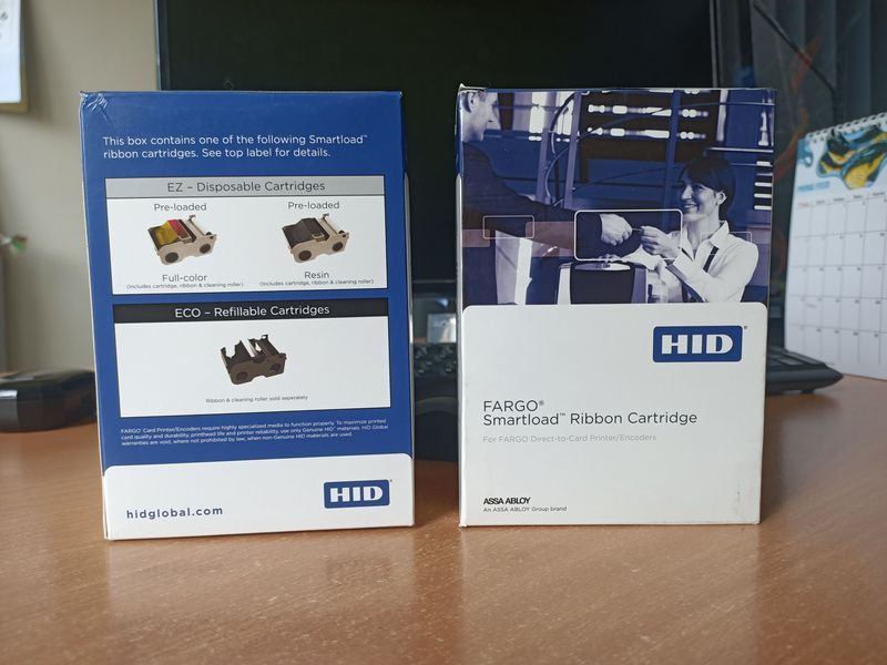 Ribbon FARGO DTC1250E & C 50 Hitam 45102 Monochrome Black PN: 045102