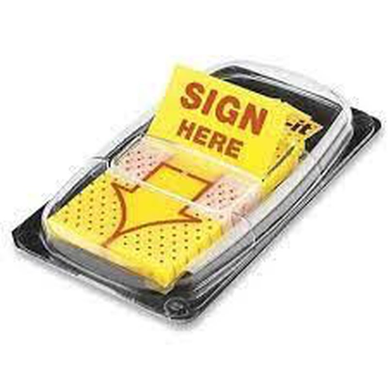 SIGN HERE