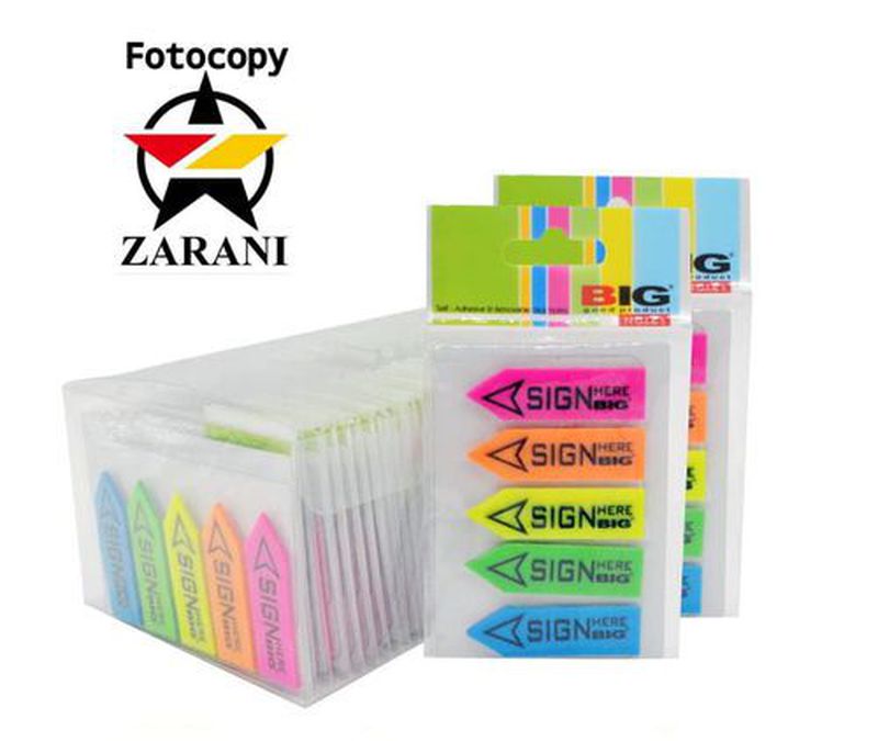 Sign Here / Post it Plastik Warna Warni