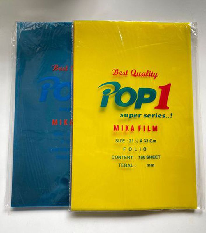 Plastik Mika Jilid - Biru