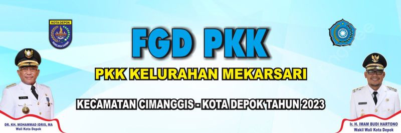 Spanduk Kegiatan FGD PKK