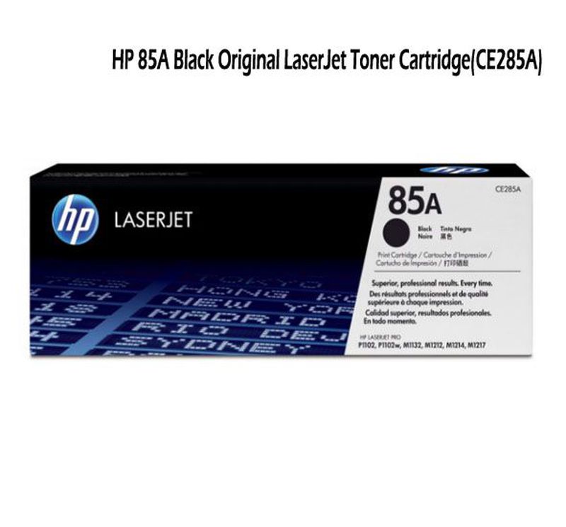 HP 85A Black Original LaserJet Toner Cartridge