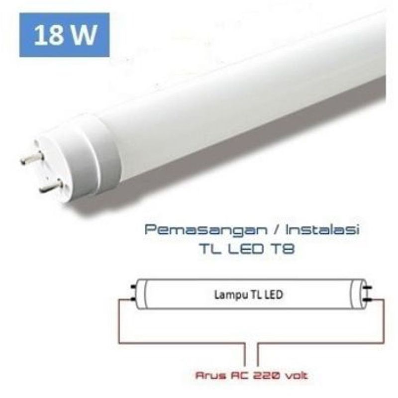 LAMPU TL LED T8 18 WATT