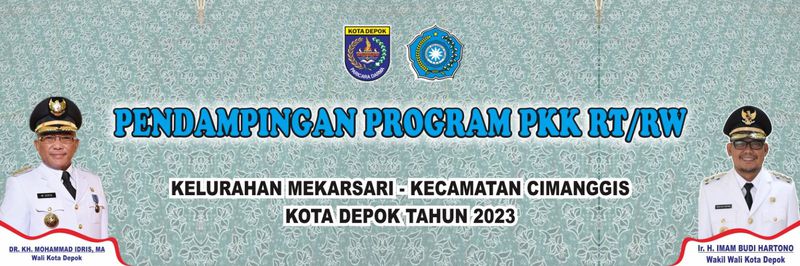 Spanduk Kegiatan Pendampingan PKK RW/RT