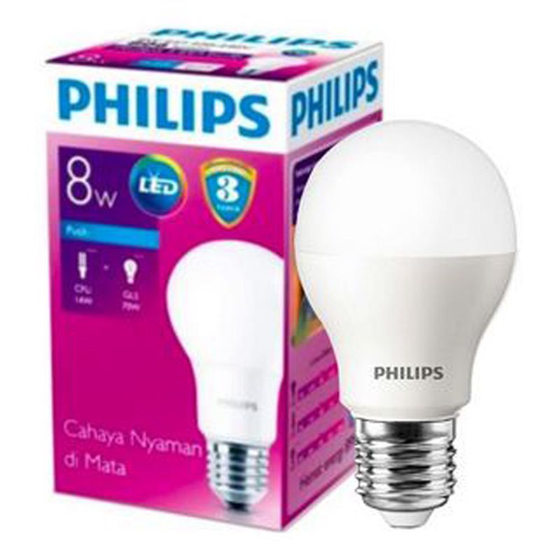 PHILIPS LAMPU LED BULB 8 WATT