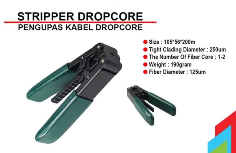 Fiber Optic Stripper Dropcore Tang Pengupas Kabel Dropcore FTTH