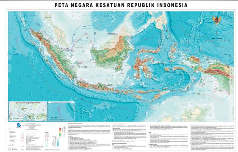 Cetak Peta Ukuran (A0, A1, A2) - A0 (118 X 84cm)