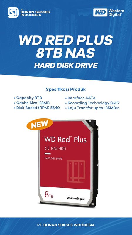 WD Red Plus 8T NAS