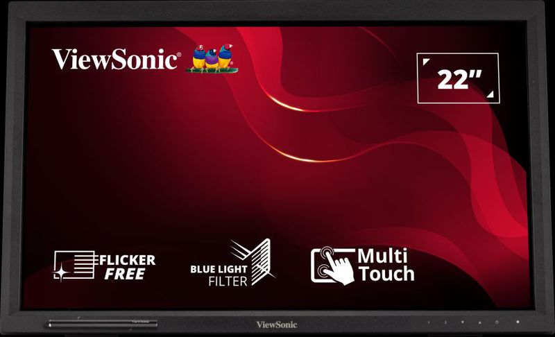 Monitor Touchscreen Viewsonic 22 plus standing