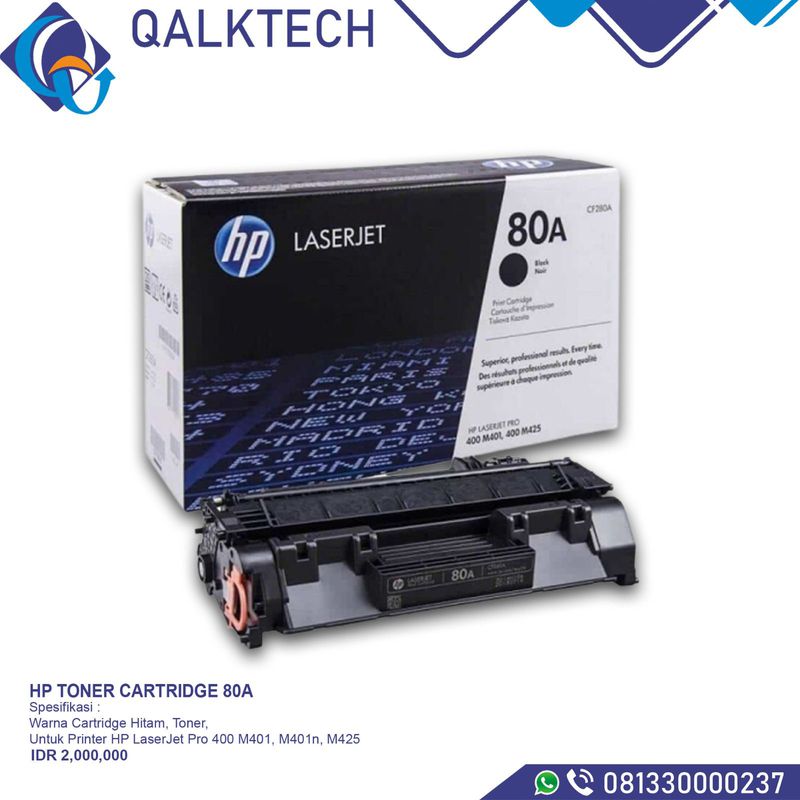 HP TONER CARTRIDGE 80A