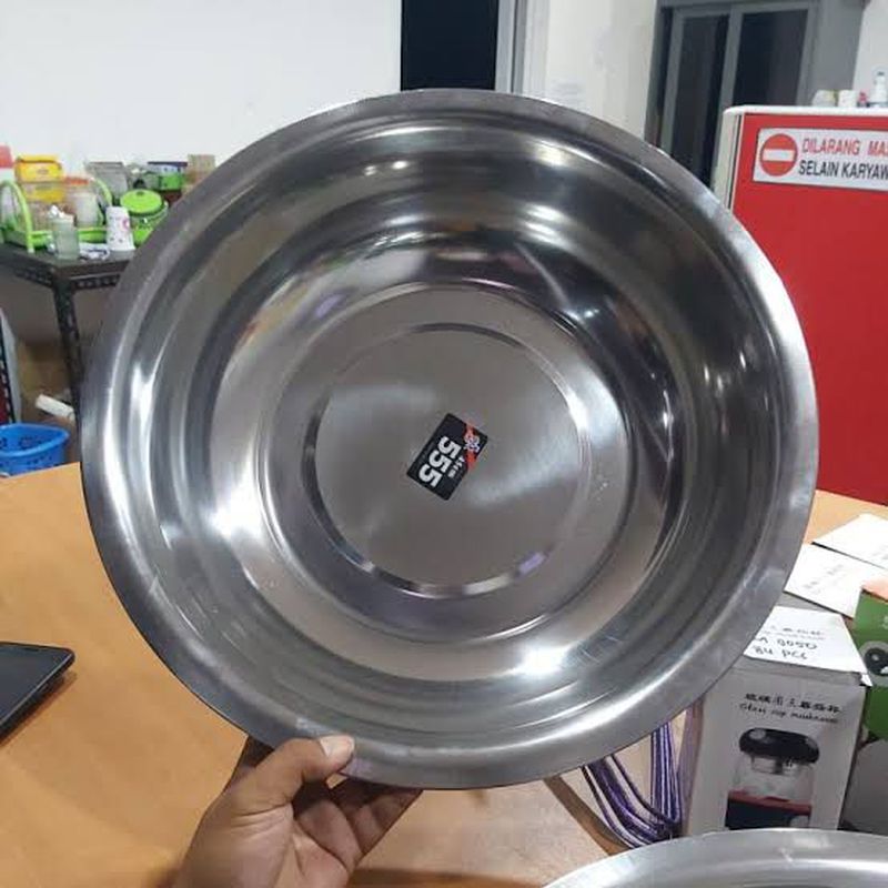 Baskom stainless 45 cm