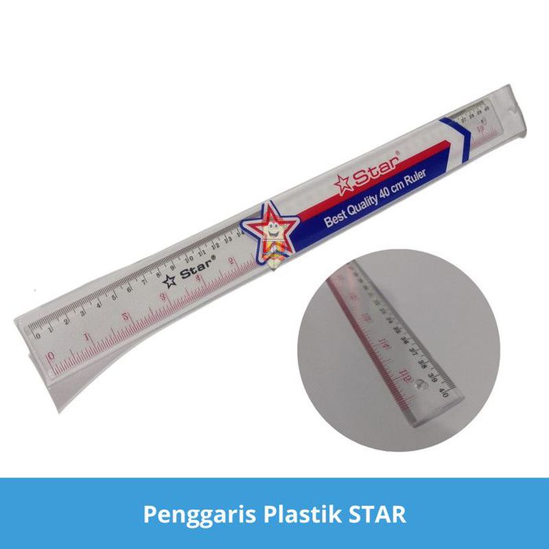 Penggaris Plastik 60 cm